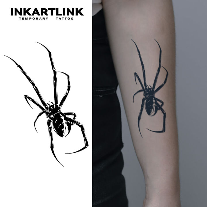 Spider temporary tattoo sticker, waterproof magic tattoo, lasts to 15 ...