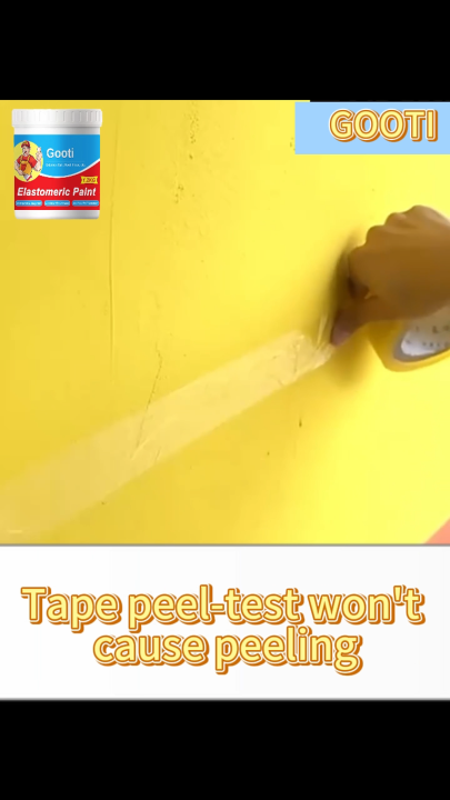 GOOTI Upgrade Latex Paint Elastomeric Paint Waterproof Anti-crack Wall ...