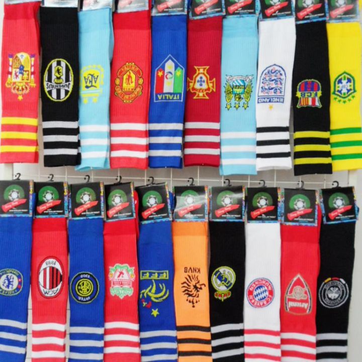 World Cup Football Socks Adult And Children with Team Logo Real Madrid ...