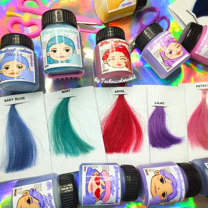 Mini Technicolor Hair Semi Permanent Hair Dye for Short Hair | Lazada PH