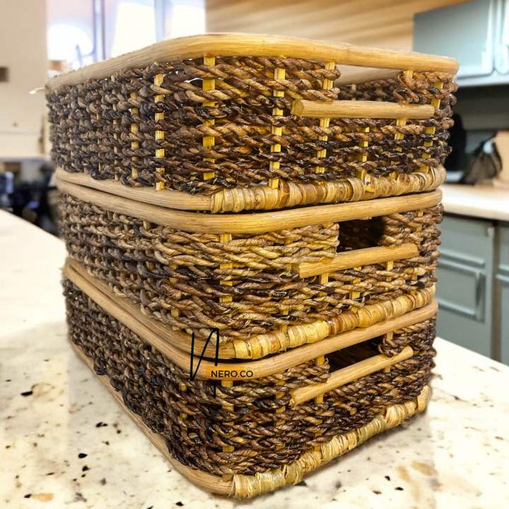 RECTANGULAR ABACA Tray | SMALL | 30x20x7.5cm | Native Tray | Window ...