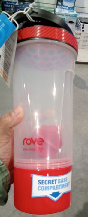 Rove Shaker Bottle with Secret Base Compartment 24oz | Lazada PH