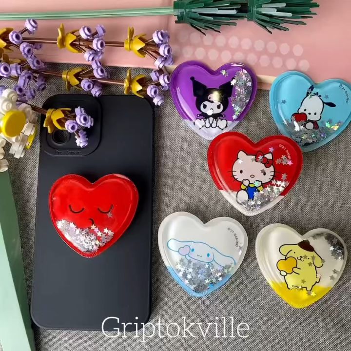 Griptok Liquid แบบนิ่ม พร้อมกาวในตัว popsocket การ์ตูนติดหลังมือถือ ที่ติดโทรศัพท์ ที่ติดหลังมือ ...