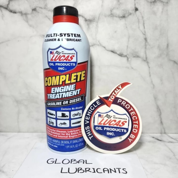 Lucas Complete Engine Treatment 473mL USA (Fuel System Cleaner ...