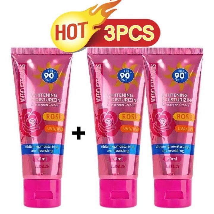 Buy 1 Take 3 LBLS SPF90+ Sunscreen Cream High Protection Whitening 60ml ...