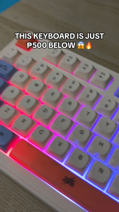 Zeus Wired Gaming Keyboard Multi Colors Mixing 98 Keys USB Mechanical ...