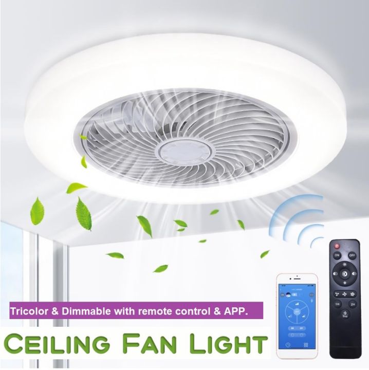 🚀[SG] LED Ceiling Fan/ Smart Ceiling Fan with Light / Remote + App ...