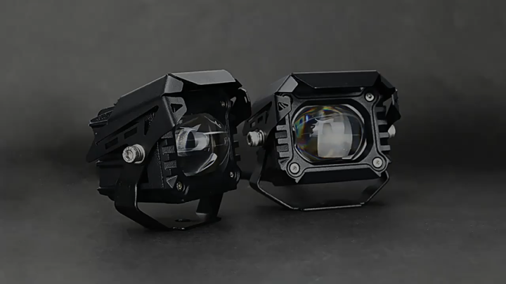 【Three Light Mode 】MOFOX V7 Laser Gun Motorcycle Mini Light High/Low ...