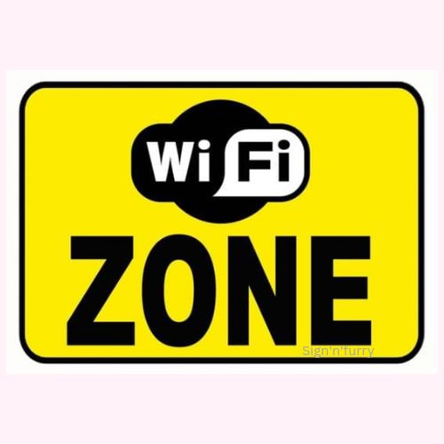 Wifi Zone Signage | Lazada PH