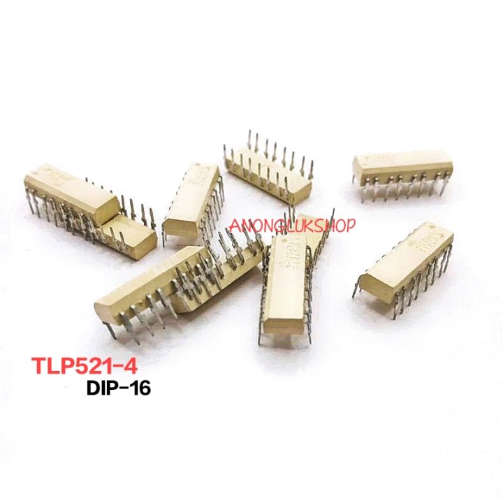 ราคาต่อ 1ตัว 👉👉 TLP521-4 P521-4 ไอซี 16ขา Optocoupler, Transistor Output, 4 Channel, DIP 16 Pin ...