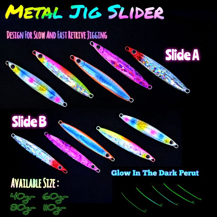 Metal Jig Slider Glow In The Dark Perut | Lazada Indonesia
