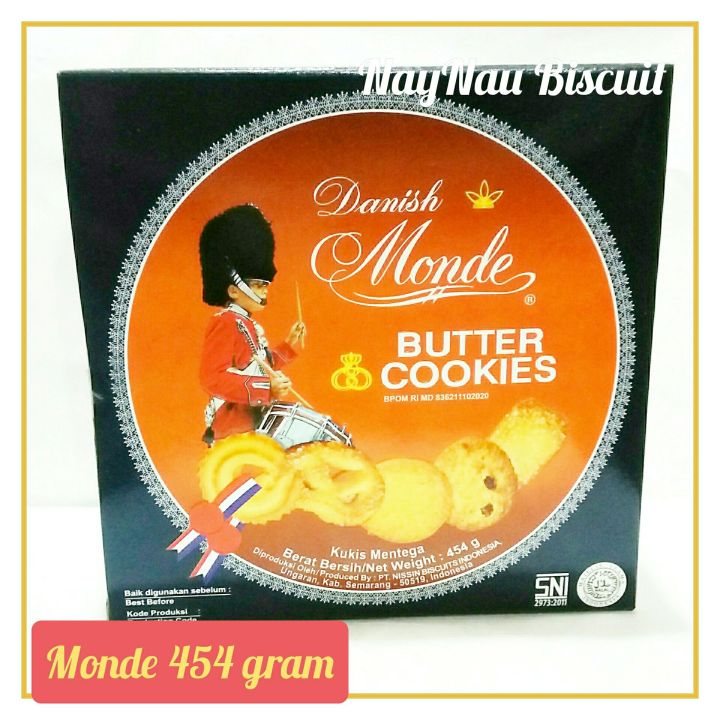 BISCUIT BUTTER COOKIES MONDE 454 gram - biskuit aneka rasa kukis ...