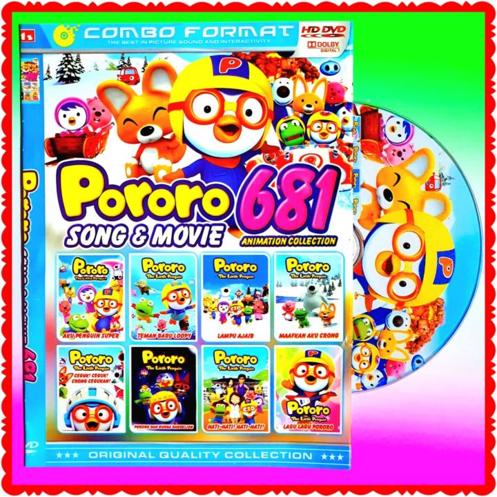 KASET DVD KOLEKSI FILM PORORO BAHASA INDONESIA-FILM ANAK KARTUN ANIMASI ...