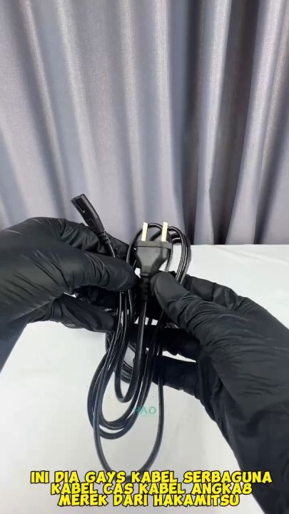 kabel cas/kabel angka 8/kabel listrik/merek Hakamitsu | Lazada Indonesia
