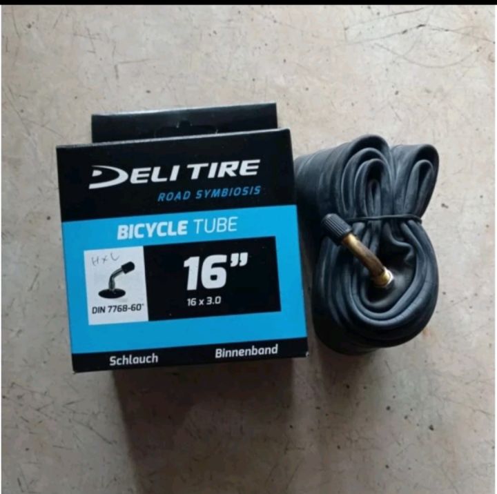 Ban Dalam Sepeda Listrik Ukuran 16 X 3.0 Swallow Deli Tire Pentil Bengkok | Lazada Indonesia