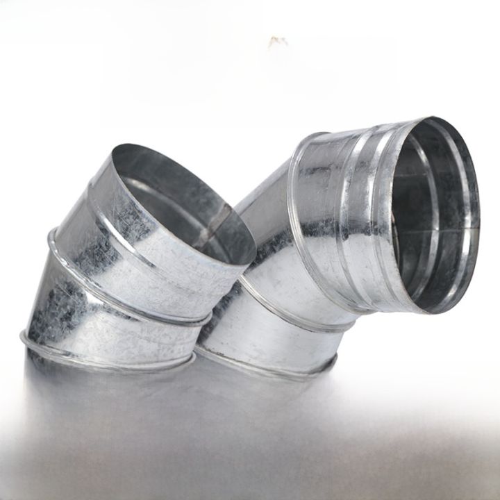 Zhiji Galvanized Iron Sheet 90 Degree Bend Spiral Ducting Pipe Full ...