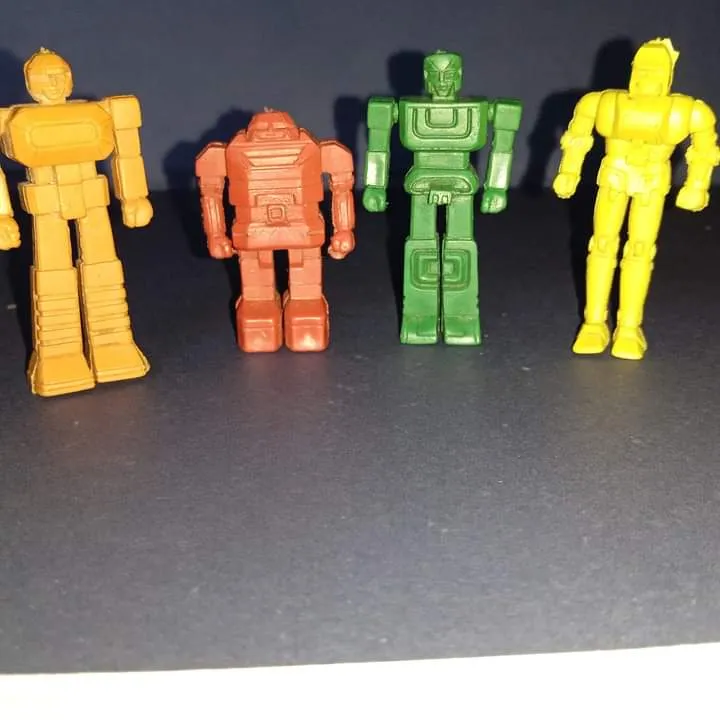 mini figure keshigomu robot jadul karet | Lazada Indonesia