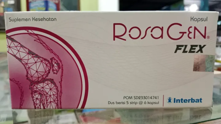 ROSAGEN FLEX, UC 2 (Undenatured Type 2 Collagen 20mg + ekstrak rosehip ...