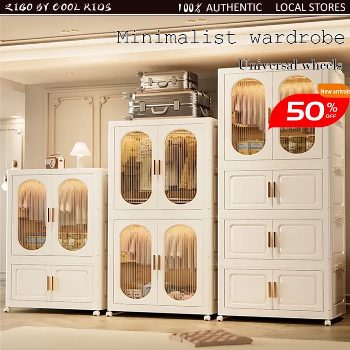 ZIGO Foldable Cabinet for Clothes Organizer Durabox Storage Plastic ...