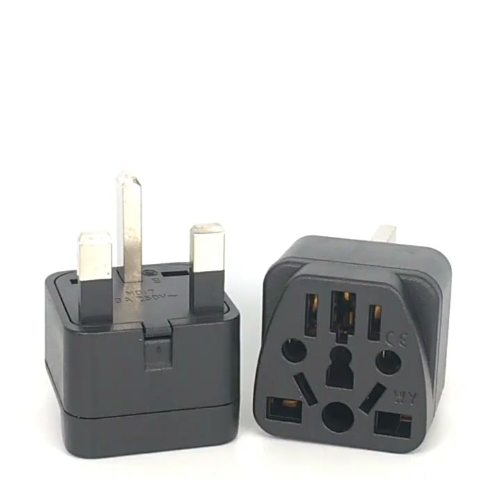 STOP KONTAK ADAPTER KONVERTER COLOKAN LISTRIK KAKI 3 UK TIPE G TO ...