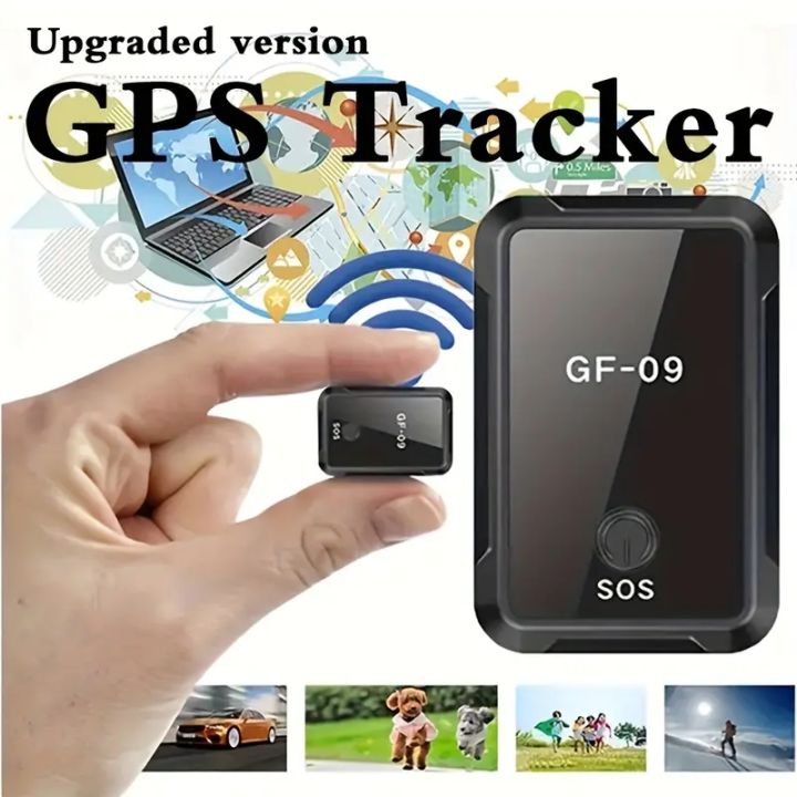 Magnetic GF09 GSM Mini GPS Tracker 2G Real TimeTracking Locator-Device ...