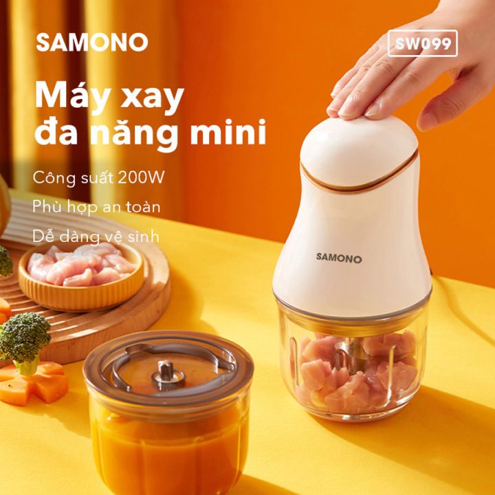 Máy xay thực phẩm mini đa năng SAMONO SW099 200W 300ml | Lazada.vn