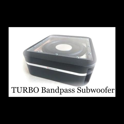 TURBO Bandpass Sub Box โครงตู้ซับบ็อคตู้สูตรเทอร์โบ 10 นิ้ว หุ้ม PVC สี ...