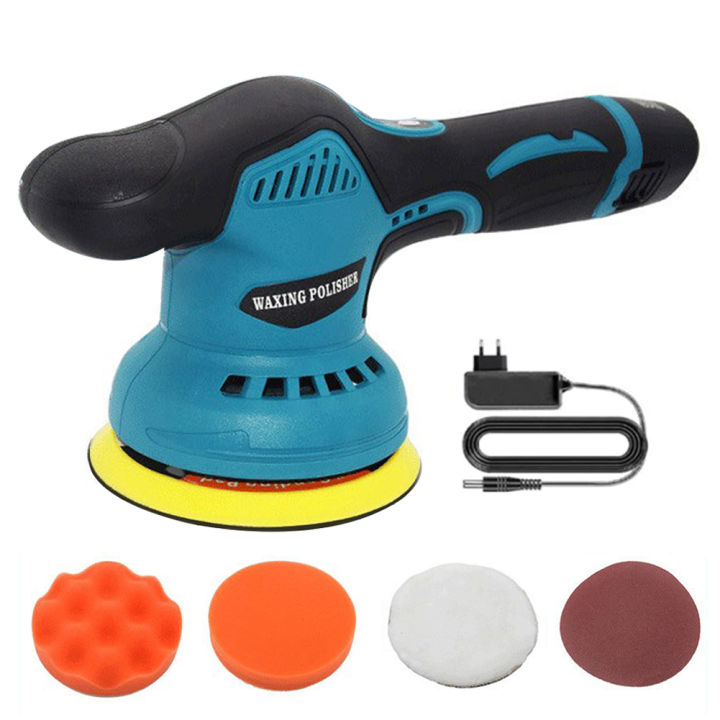 【NEW】 Car Buffer Waxer Kit with 8 Variable Speed 2500-5000 RPM Portable ...