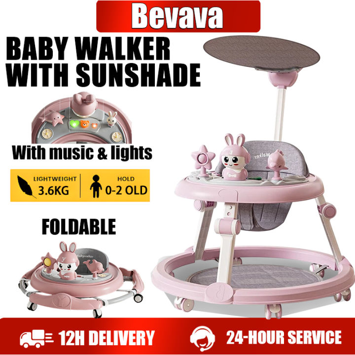 Walker Baby Girl & Baby Boy Adjustable Safety Learning Walker With ...