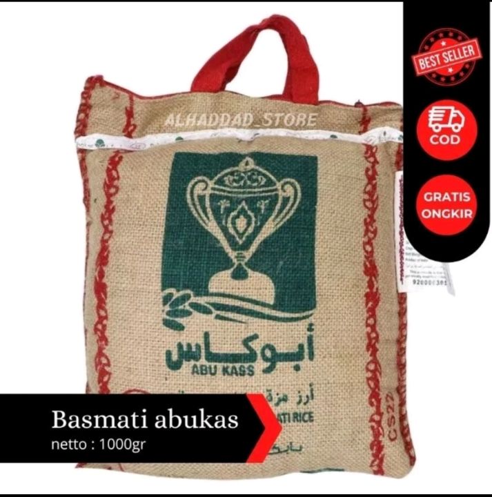 Beras Basmati Rice Abukas 5kg Basmati Abu Kass Premium KEMASAN REPACK ...