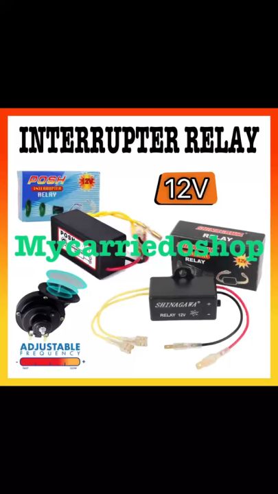 Horn Relay Interrupter 12V Universal for All Motorcycles (HORN & LED ...