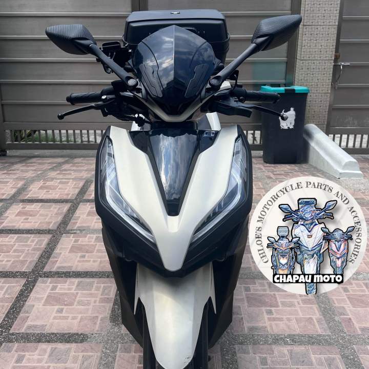 Honda click v2 v3 v4 side mirror with bracket and visor set | Lazada PH