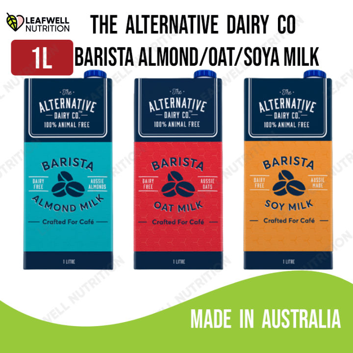 Alternative Dairy Co Barista Almond Milk / Oat / Soya Milk Crafted For ...