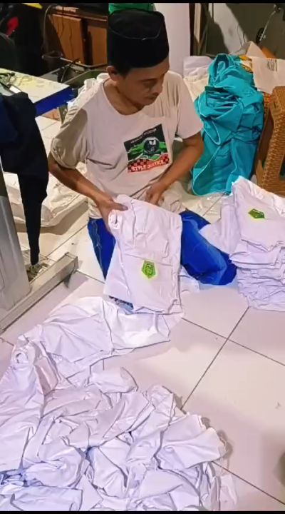 PDH PUTIH KEMENAG terbaru 2024 kemeja kemenag terbaru BAHAN Bellini ...