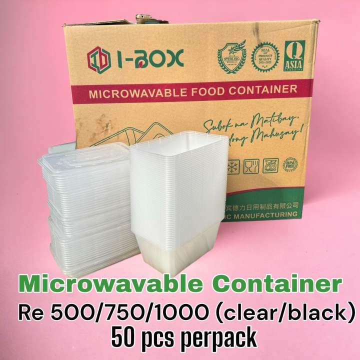 (50pcs/pack) Re500,Re750,Re1000 microwavable container | Lazada PH