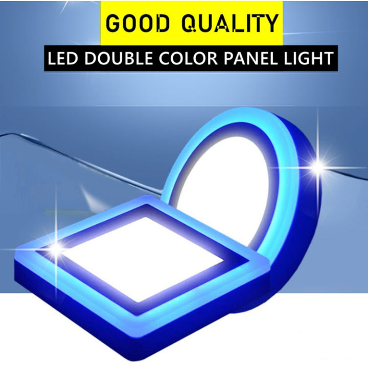 LED RGB Pin Light Double Color Ceiling Light 6W 9W Recessed Downlight ...