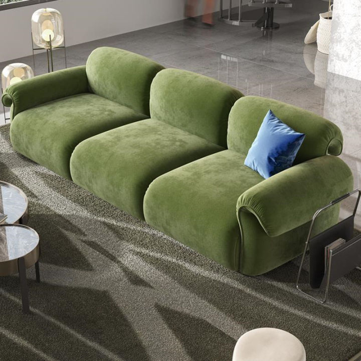 French Retro Octopus Sofa Living Room Simple Modern Dark Green Creative ...