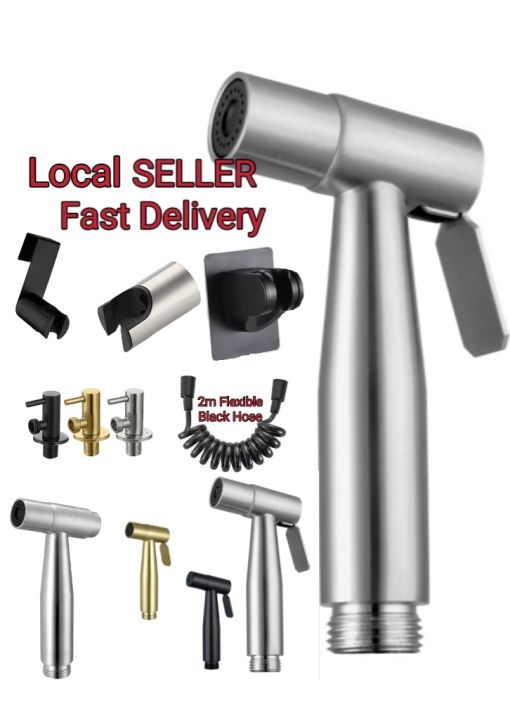 MP1 Bidet Spray Gun 304 Stainless Steel Toilet Spray Bidets | Lazada