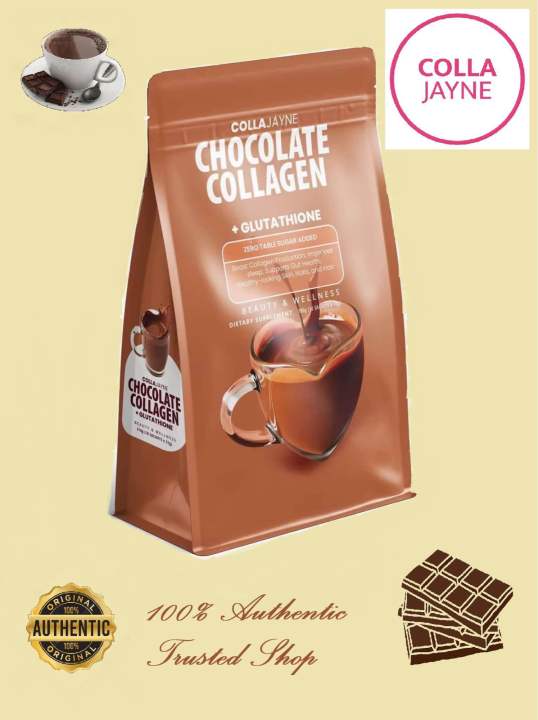 COLLAJAYNE CHOCOLATE COLLAGEN + GLUTATHIONE (NEW PACKAGING) | Lazada PH
