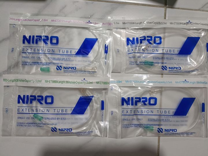 Nipro extension tube 12" 18" 36" 42" | Lazada.co.th