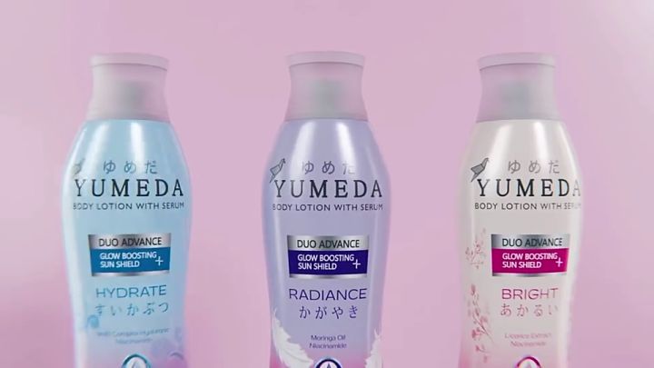 BPOM Yumeda Body Lotion With Serum Dan Niacinamide 180 ml Mencerahkan ...