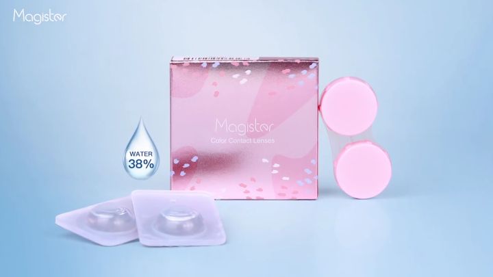 [Power -1.00~-10.00] Magister Contact Lens 1Pair(2Pcs) 14mm Clear ...