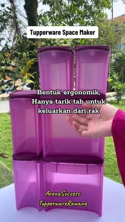 ภาชนะบรรจุอาหาร Tupperware Space Maker 3.4L/1.6L | Lazada.co.th