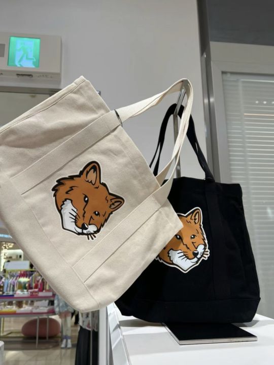 MaisOn Ki24 New Fox Series กระเป๋าผ้าแคนวาสผ้าฝ้ายความจุขนาดใหญ่กระเป๋า ...