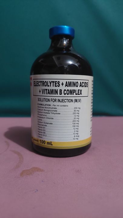 Electrolytes + Amino Acids + Vitamin B Complex 100ml for Dogs & Cats ...