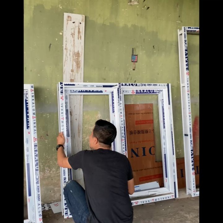 Jendela Boven Aluminium Kaca Mati 40x60 cm Gratis Packing Kayu | Lazada ...