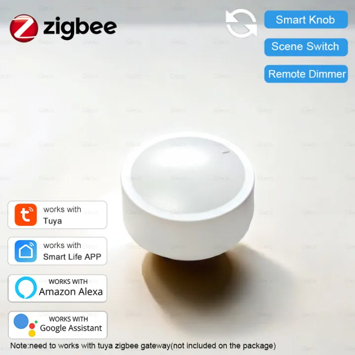 Tuya ZigBee Smart Knob Switch Rotatable Scene Button Smart Home ...