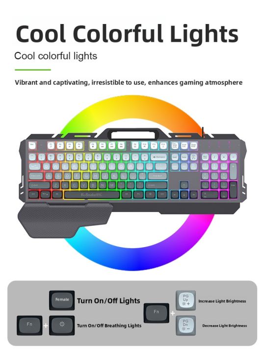 Mechanical Silent Wired Gaming Keyboard and Mouse Set | Lazada Singapore