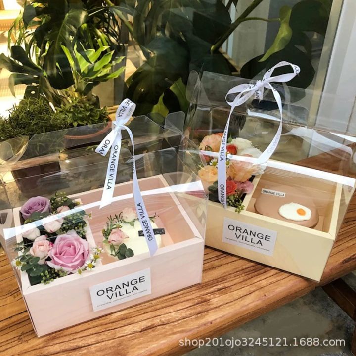 PVC Flower Box Hamper Box Gift Box Raya Hamper Box Mooncake Box | Lazada