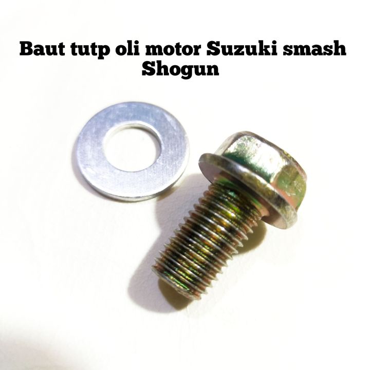 Baut tutup oli motor Suzuki Shogun smash baut std 14 | Lazada Indonesia